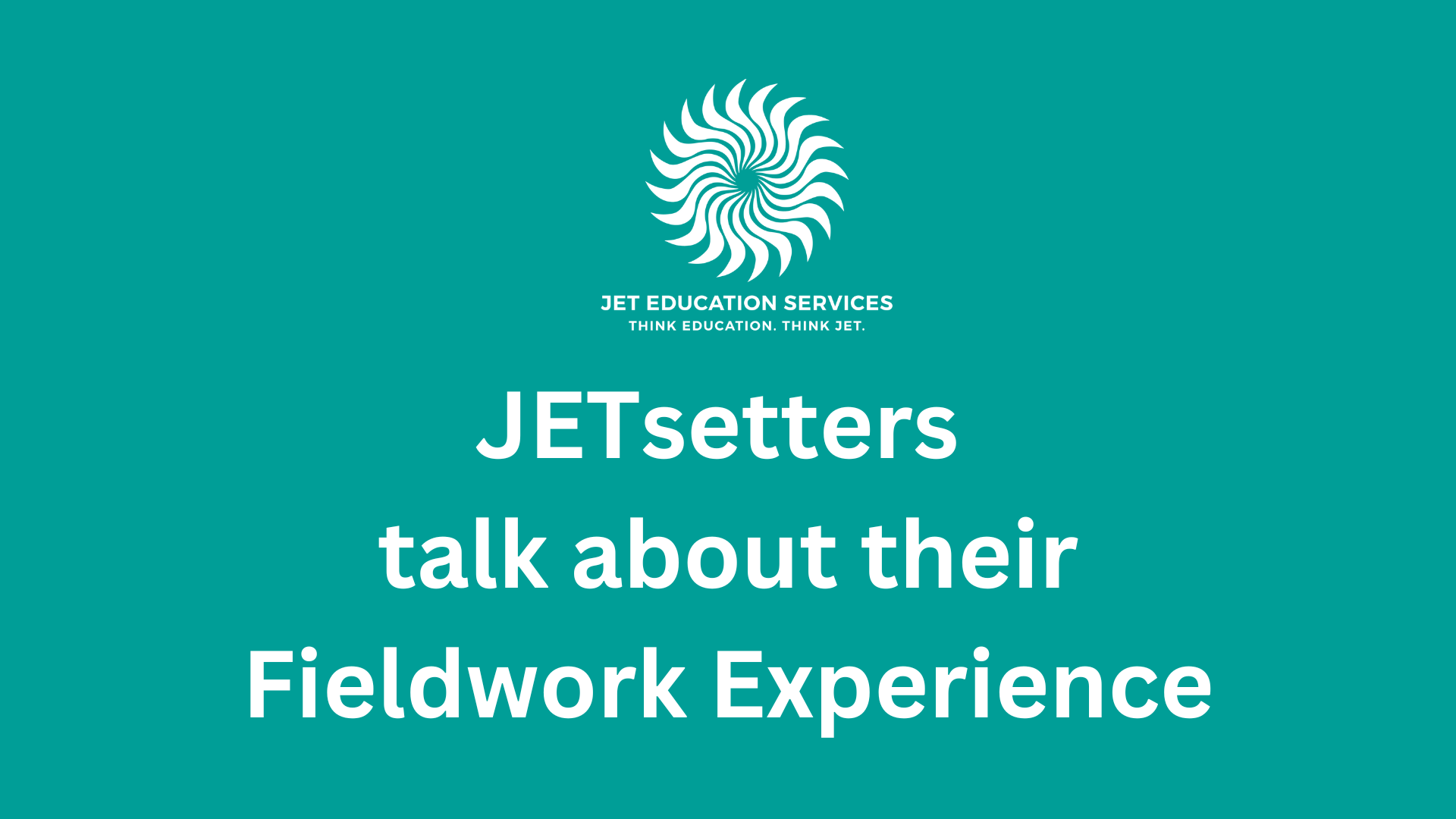 [VIDEO] JETsetters talk about their fieldwork experience — JET ...