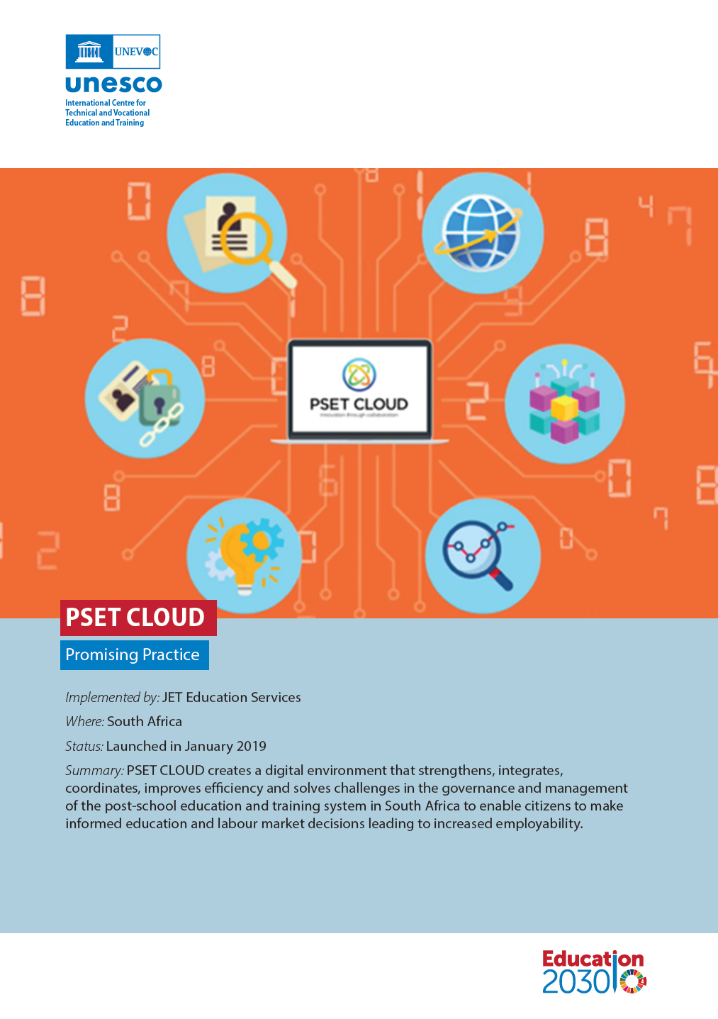 PSET CLOUD has been recognised as a promising practice by UNEVOC — JET ...
